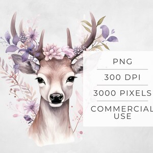 Watercolor Violet Clipart, Floral, Flowers Pack, Wedding Clipart ...