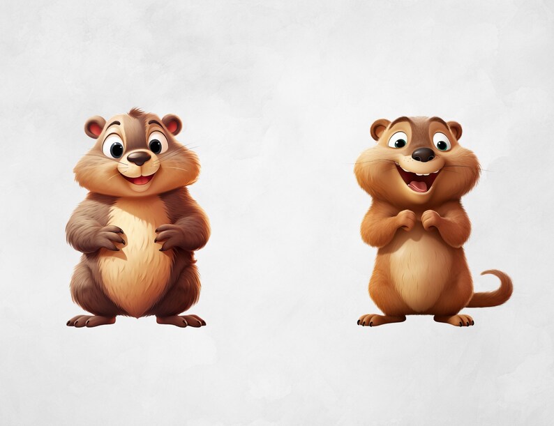 Groundhog Clipart, Transparent PNG, Woodchuck, Happy Groundhog Day ...