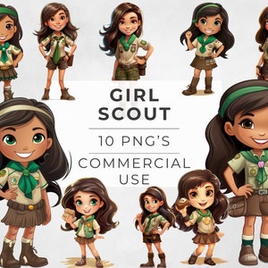 Brownie Girl Scouts, Daisy Scout Girl, Girl Scout Troop, Clipart ...