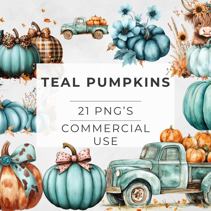Teal Pumpkin - Etsy