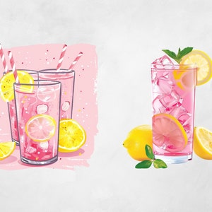 Pink Lemonade Clipart, Stand Images, Party Invitation Pictures ...