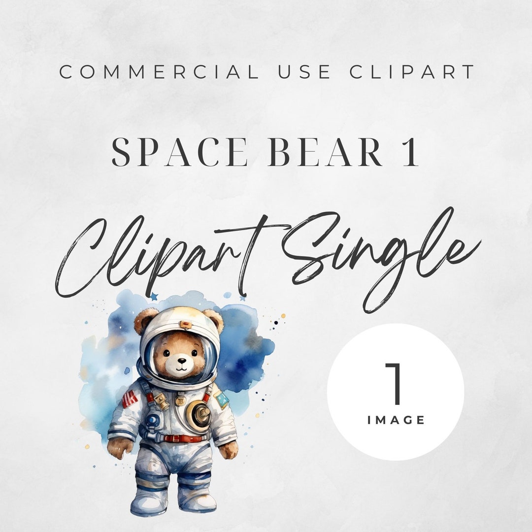 Bear in Space Transparent PNG Clipart, Fantasy Character Image ...