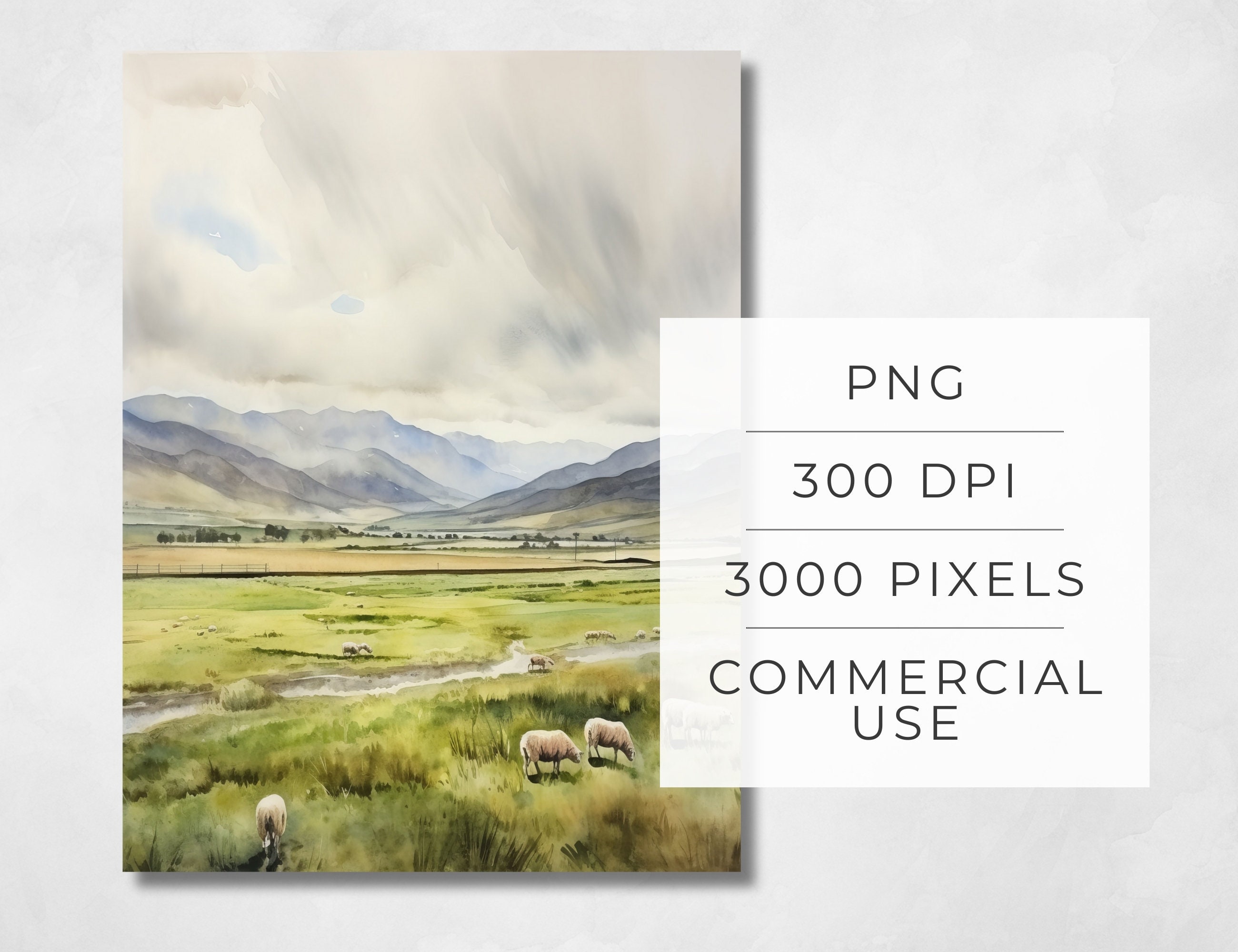 New Zealand Landscape Digital Paper, Sheep, Scenery, Grass, Backgrounds ...