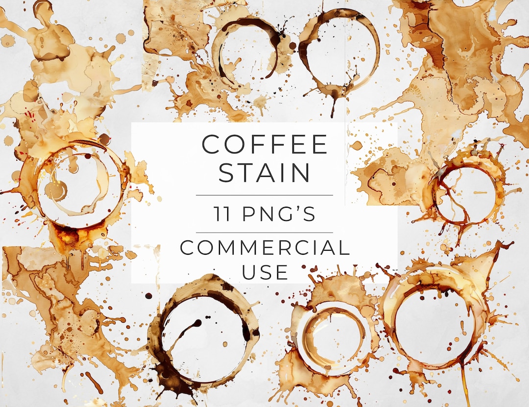 Coffee Stain Clipart: Espresso Rings, Java Spills (digital Download) - Etsy