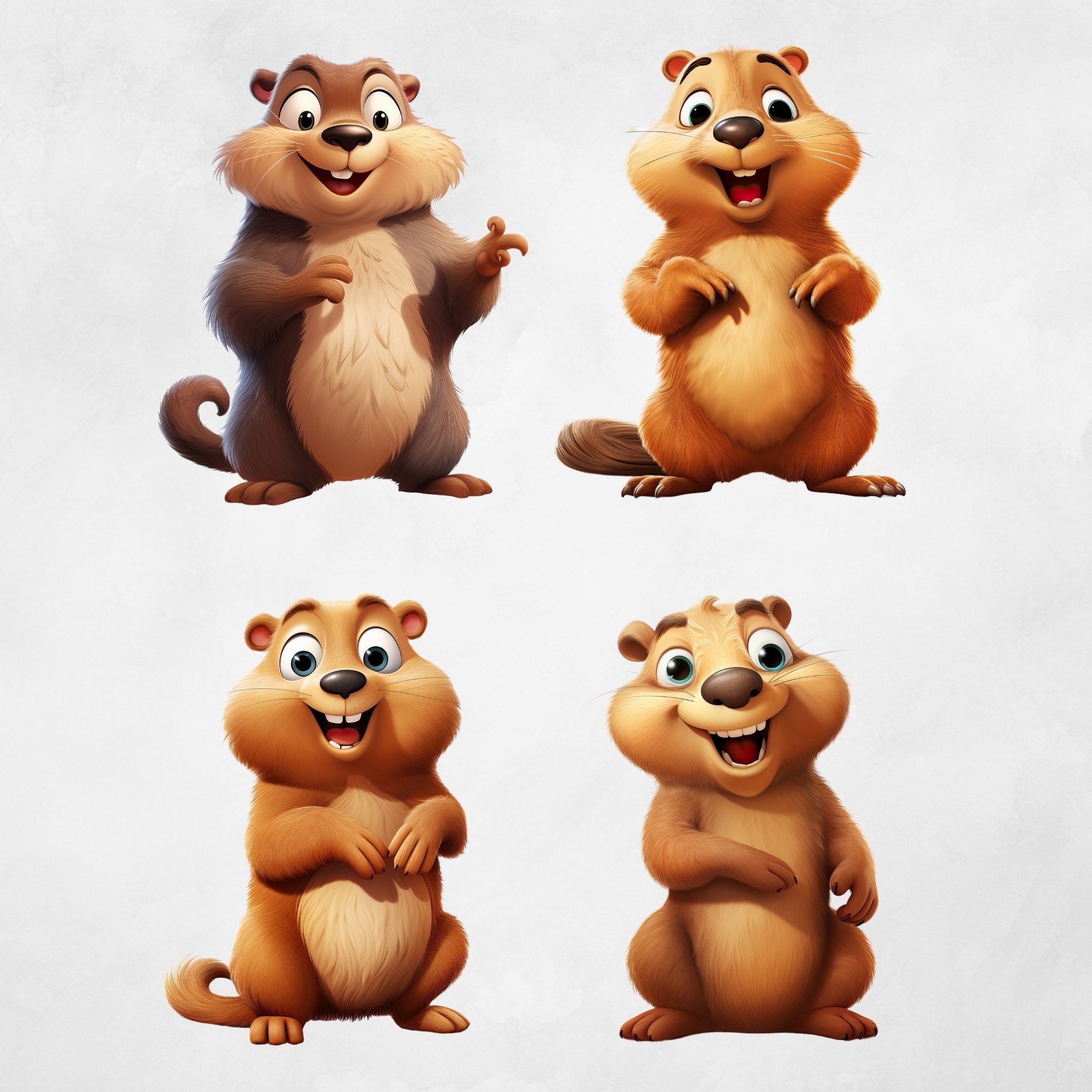 Groundhog Clipart, Transparent PNG, Woodchuck, Happy Groundhog Day ...