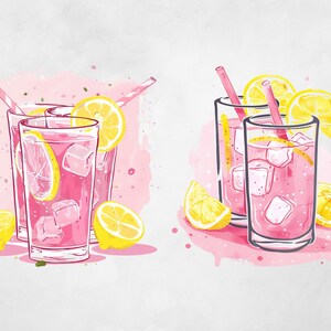 Pink Lemonade Clipart, Stand Images, Party Invitation Pictures ...