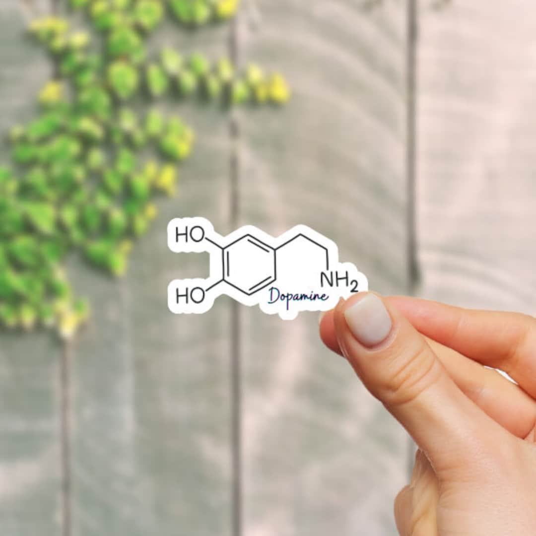 Dopamine Chemistry Phone Case Sticker, Psychology Depression MacBook ...