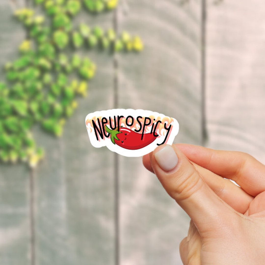 Neurospicy Sticker for Phone Case, Stickers for Phone, Stickers for ...