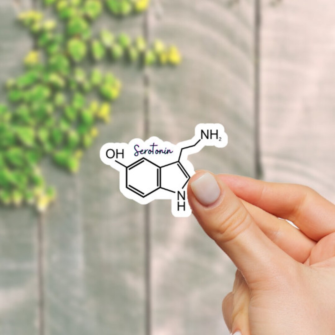 Serotonin Sticker for Phone Case, Stickers for Laptop, Stickers for ...