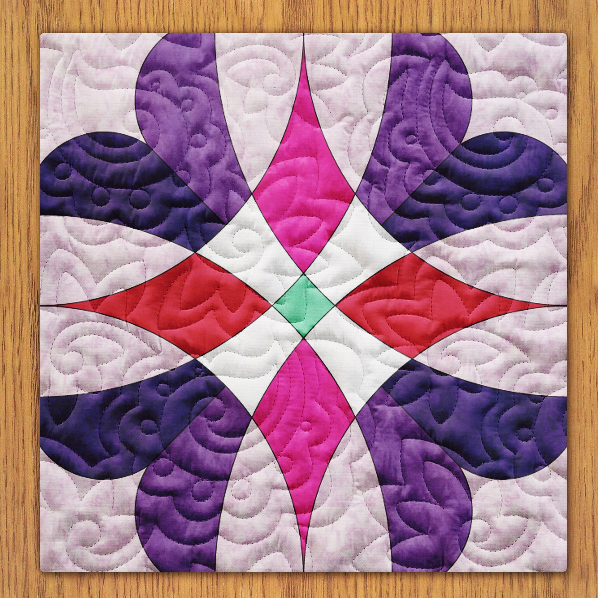 Garden Starlets Quilt Block PDF Pattern With Video Tutorial || 16, 18 ...