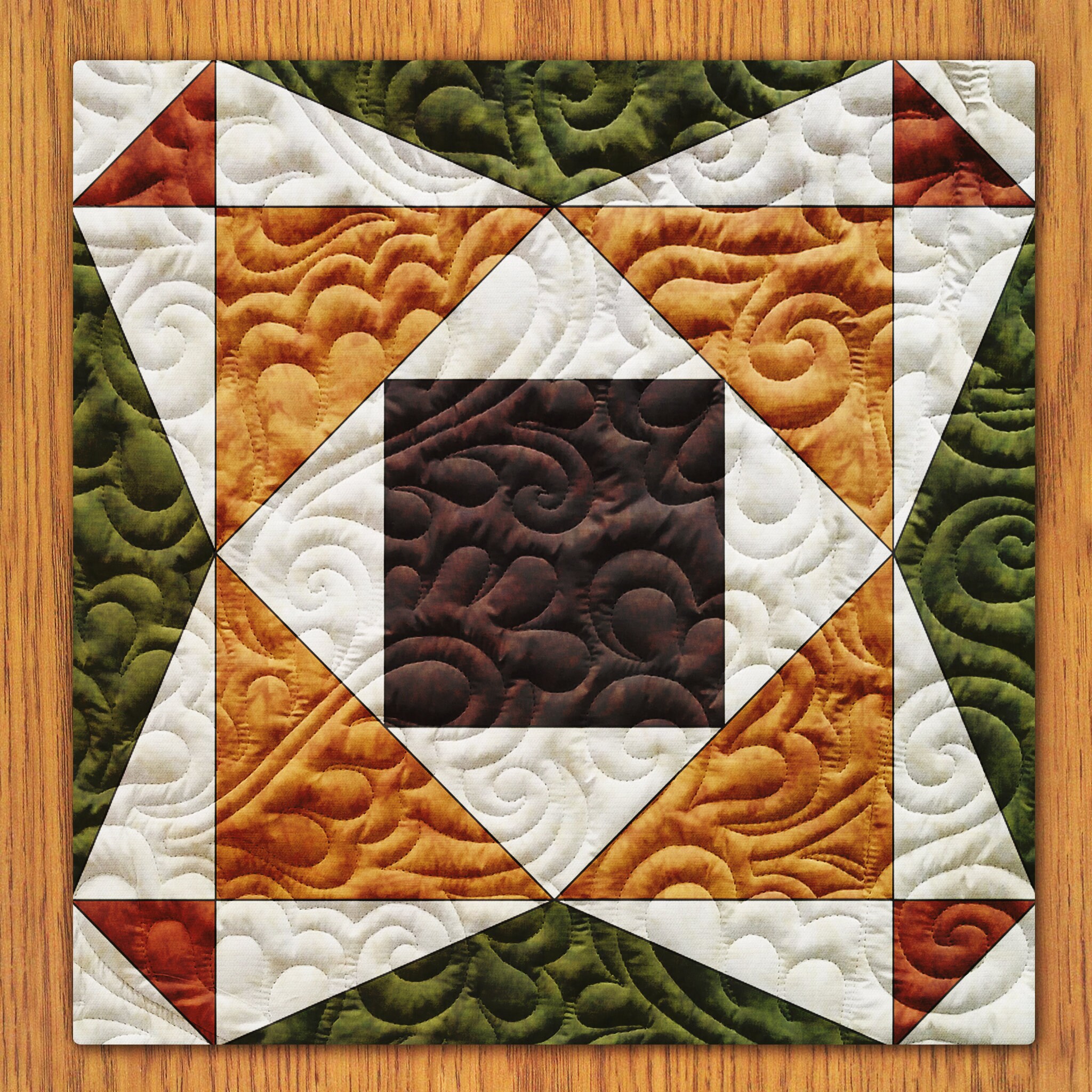 Cactus Cubes Quilt Block PDF Pattern With Video Tutorial 6, 8, 10, 12 ...