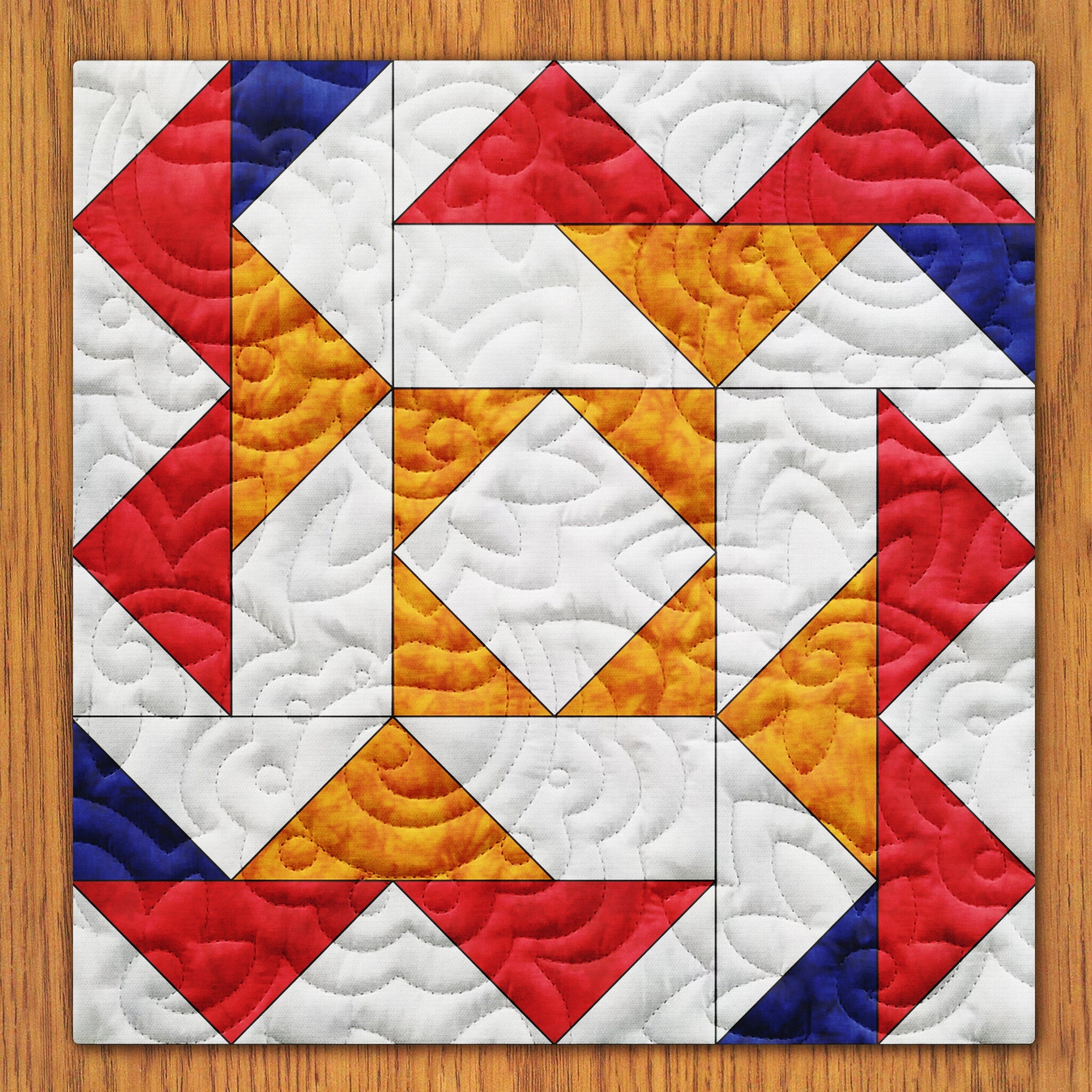 Impossible Maze Quilt Block PDF Pattern With Video Tutorial | Etsy
