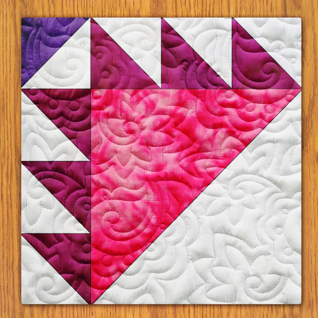 Thistle Berries Quilt Block PDF Pattern With Video Tutorial || 6, 8, 10 ...
