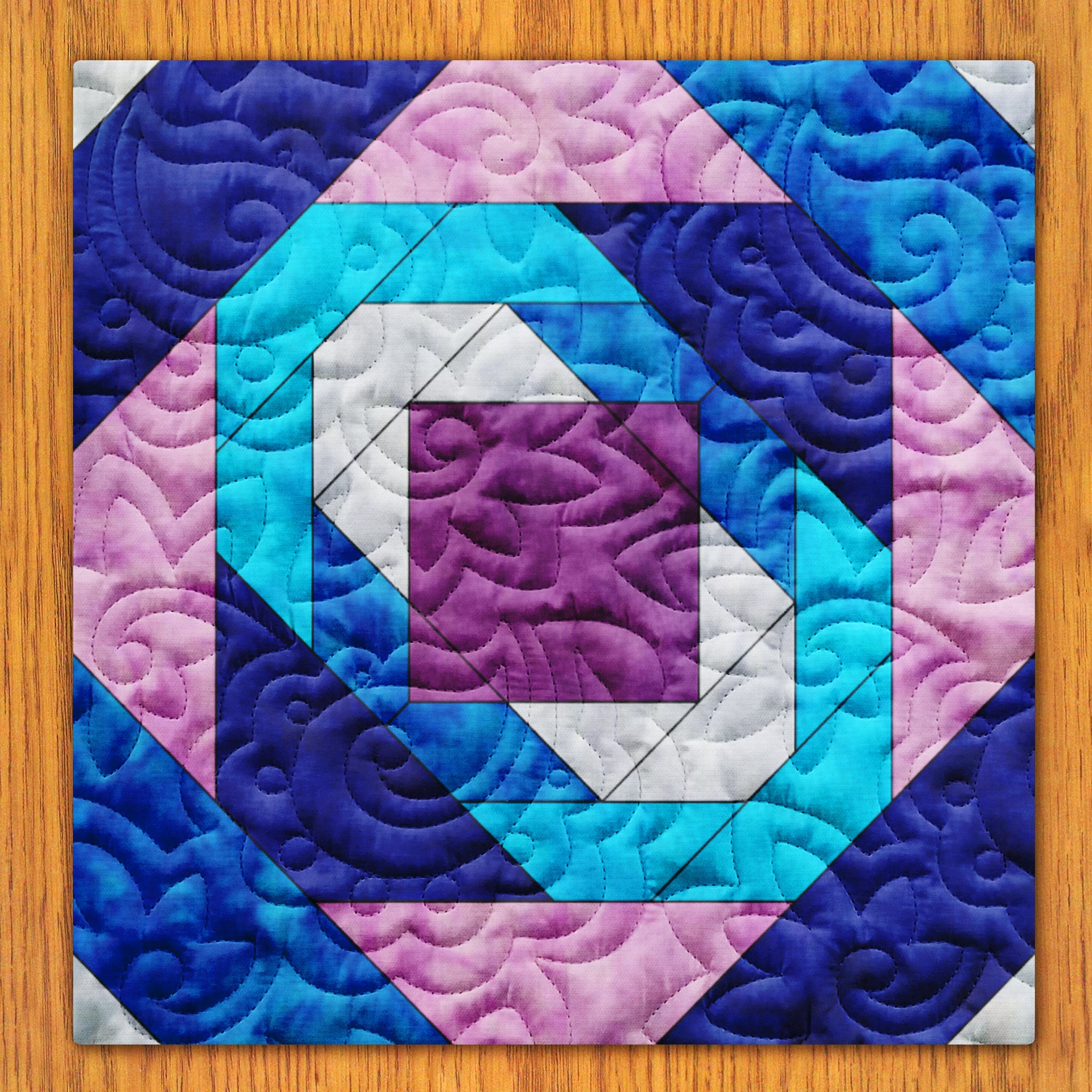 Fruit Cocktail Quilt Block PDF Pattern With Video Tutorial || 6, 8, 10 ...