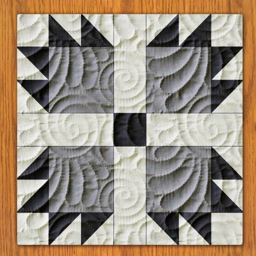 Log Cabin Maze Quilt Block PDF Pattern With Video Tutorial - Etsy