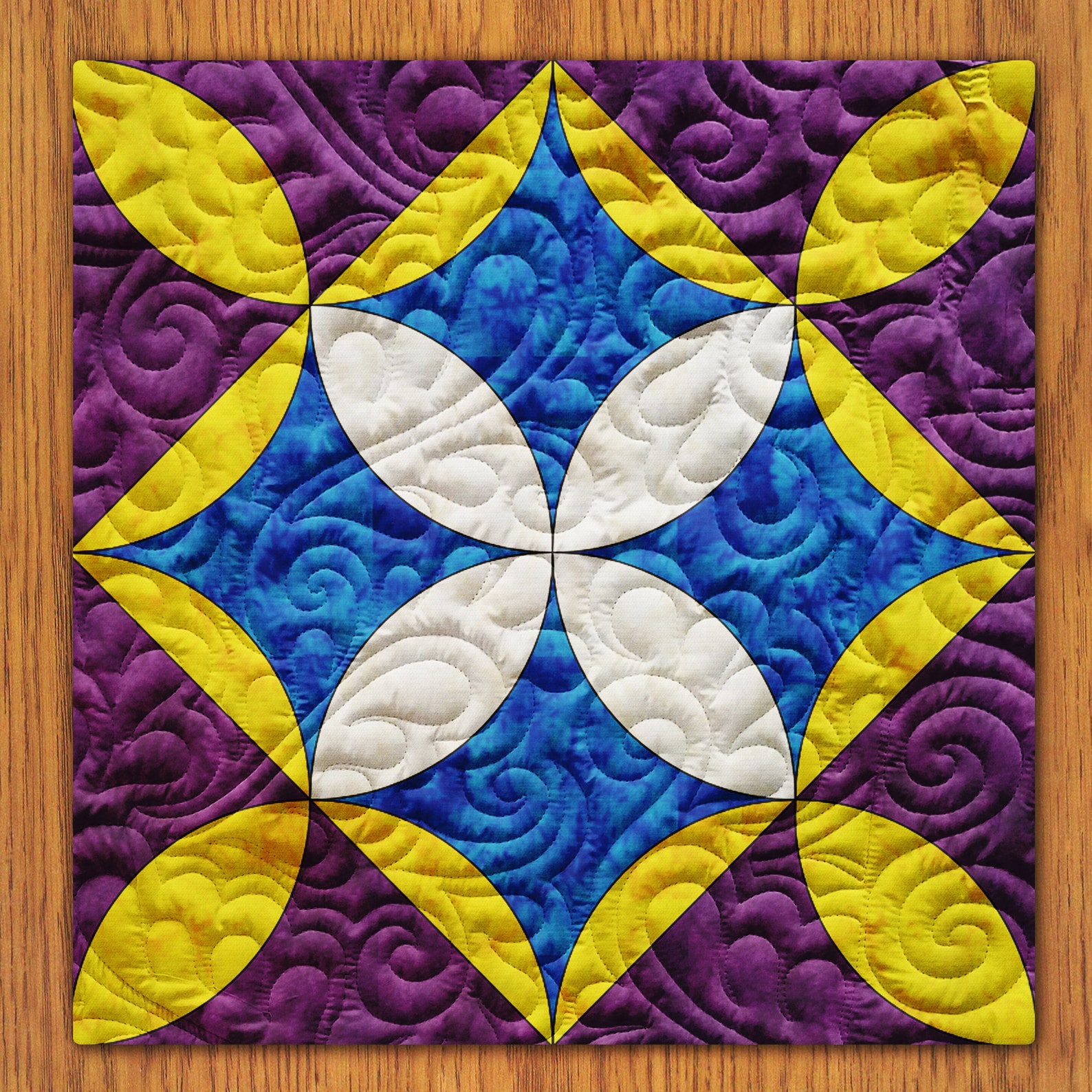 Cathedral Window Twist Quilt Block PDF Pattern With Video | Etsy