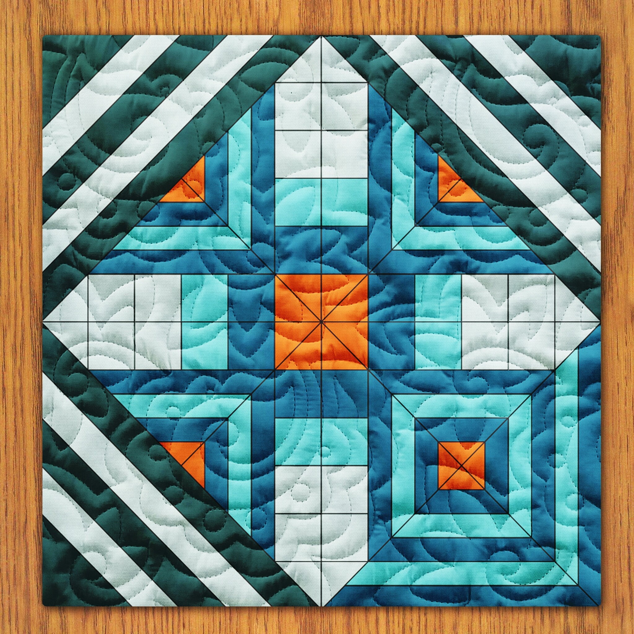 Crystal Dice Quilt Block PDF Pattern With Video Tutorial - Etsy