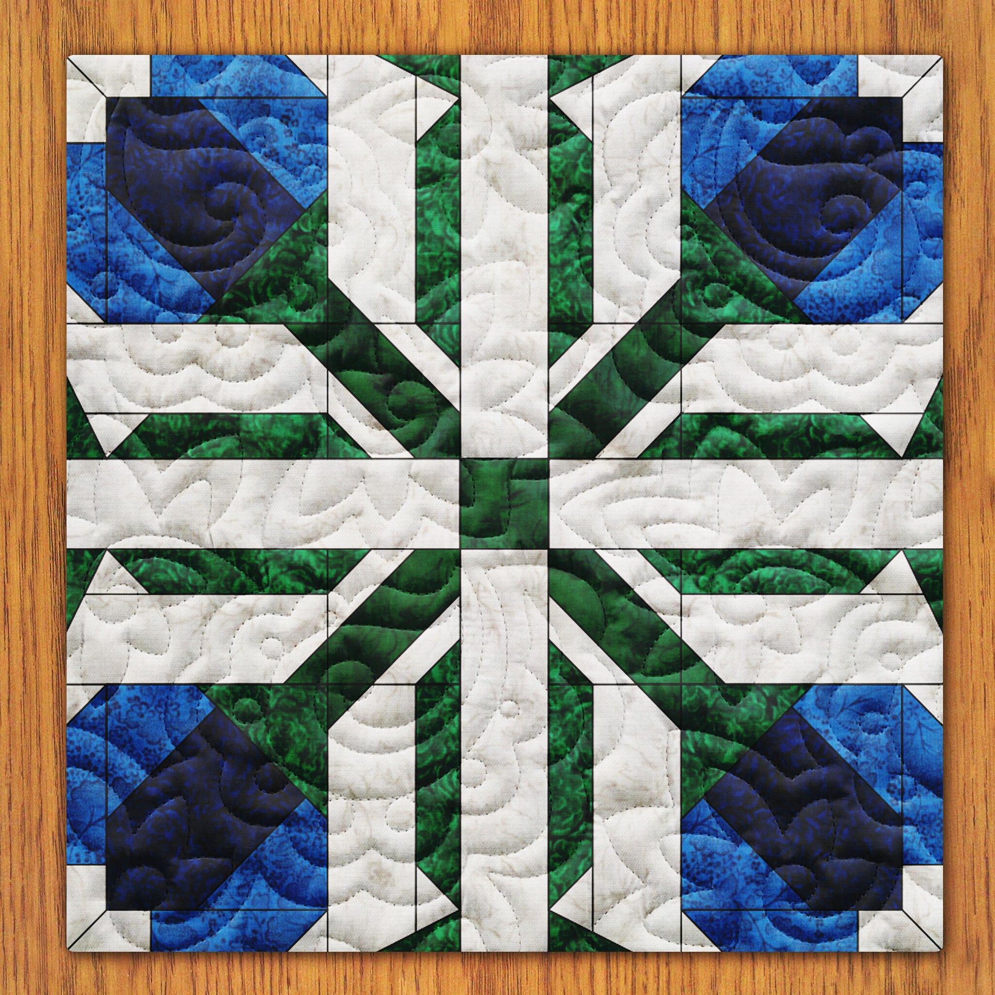 Garden of Roses Quilt Block PDF Pattern With Video Tutorial 6, 8, 10 ...