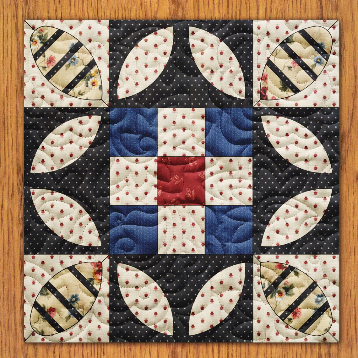 Honey Bee Quilt Block PDF Pattern With Video Tutorial 6 8 - Etsy