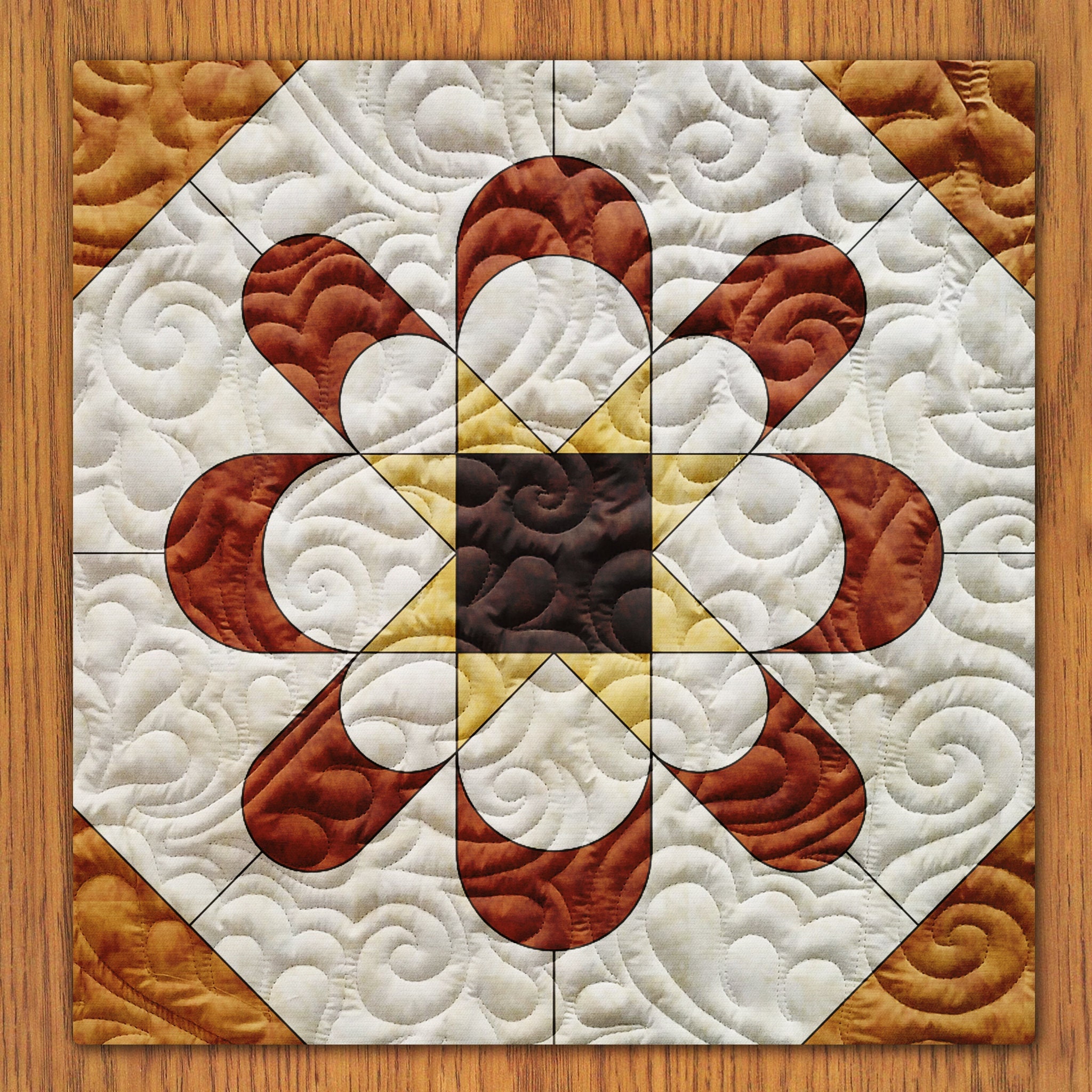 Daisy Dance Quilt Block PDF Pattern With Video Tutorial || 16, 18, 20 ...