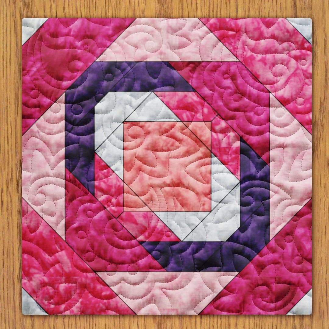 Fruit Cocktail Quilt Block PDF Pattern With Video Tutorial || 16, 18 ...