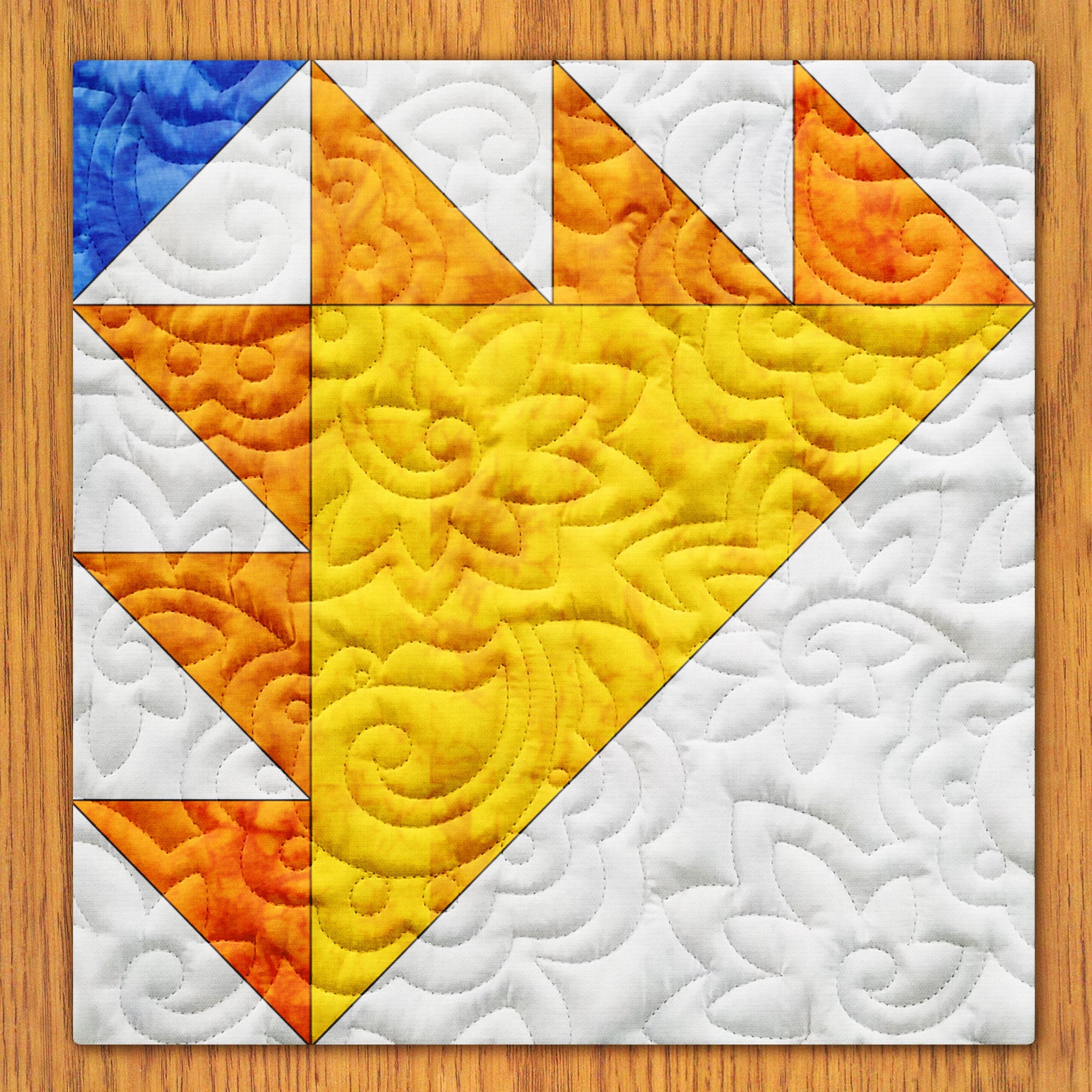 Thistle Berries Quilt Block PDF Pattern With Video Tutorial 6, 8, 10 ...