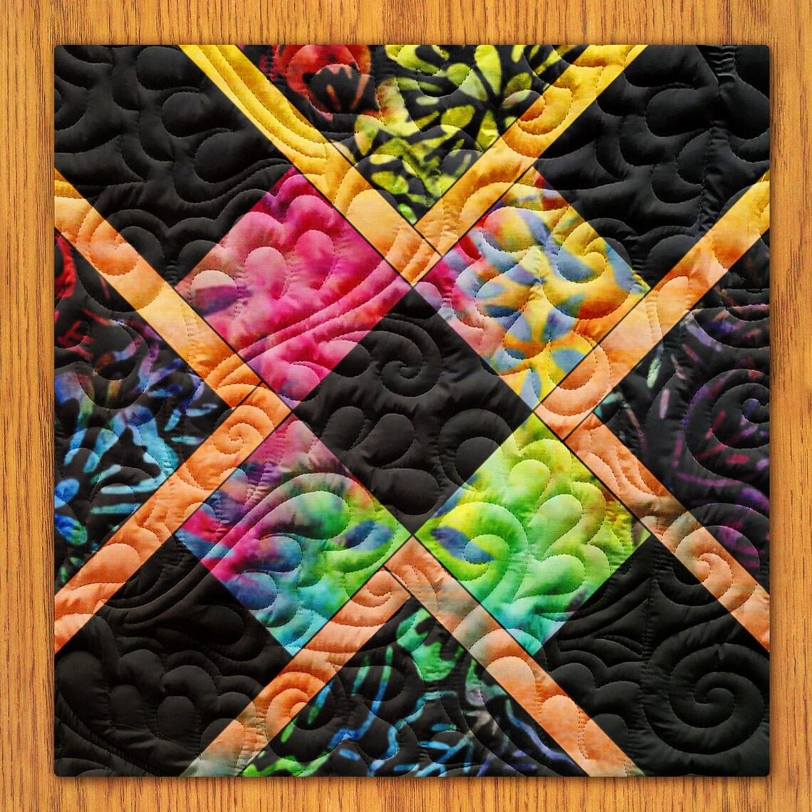 Linking Squares Quilt Block PDF Pattern With Video Tutorial || 6, 8, 10 ...