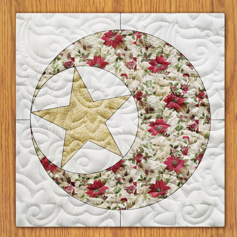 Sailor Moon Quilt Block PDF Pattern With Video Tutorial || 16, 18, 20 ...