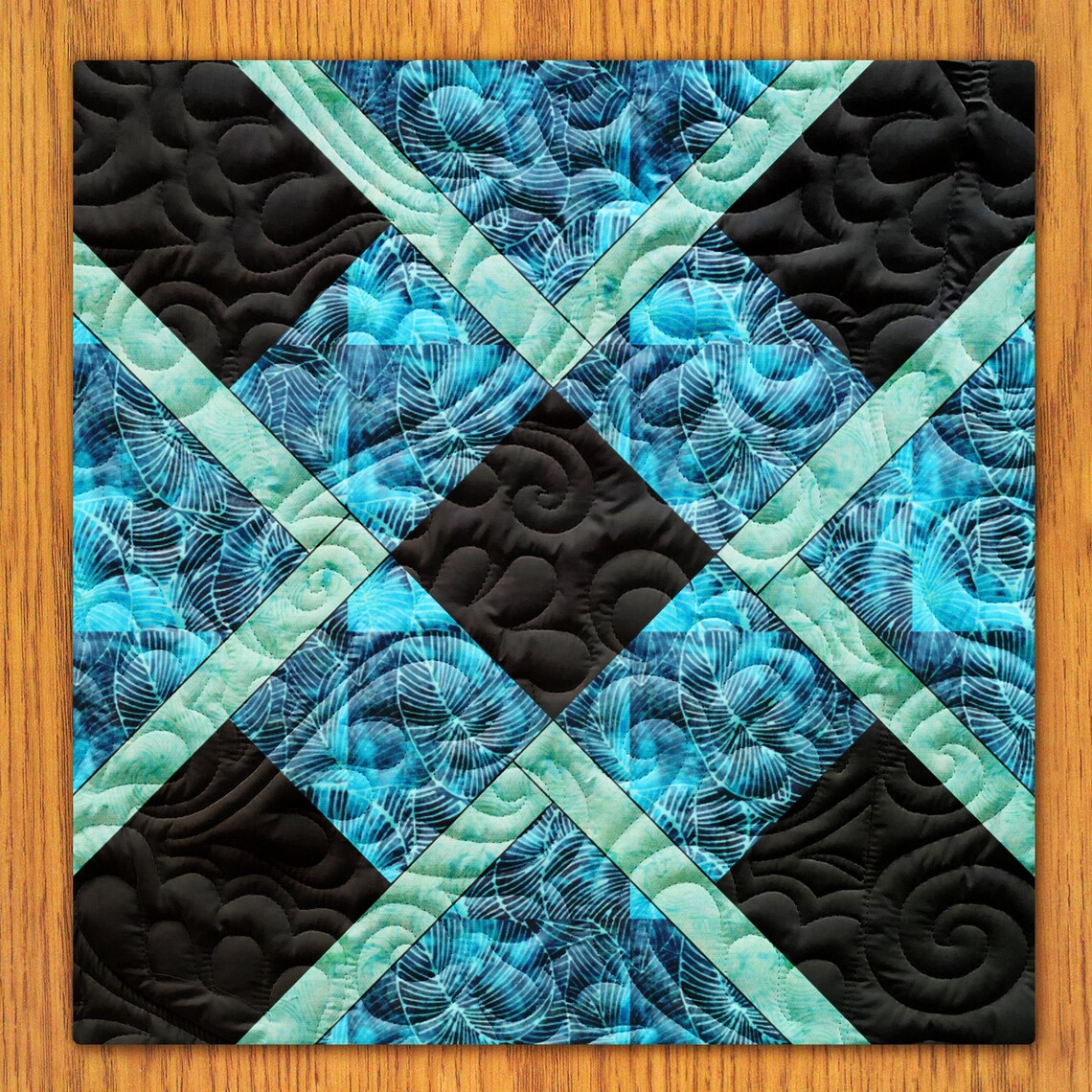 Linking Squares Quilt Block PDF Pattern With Video Tutorial || 6, 8, 10 ...