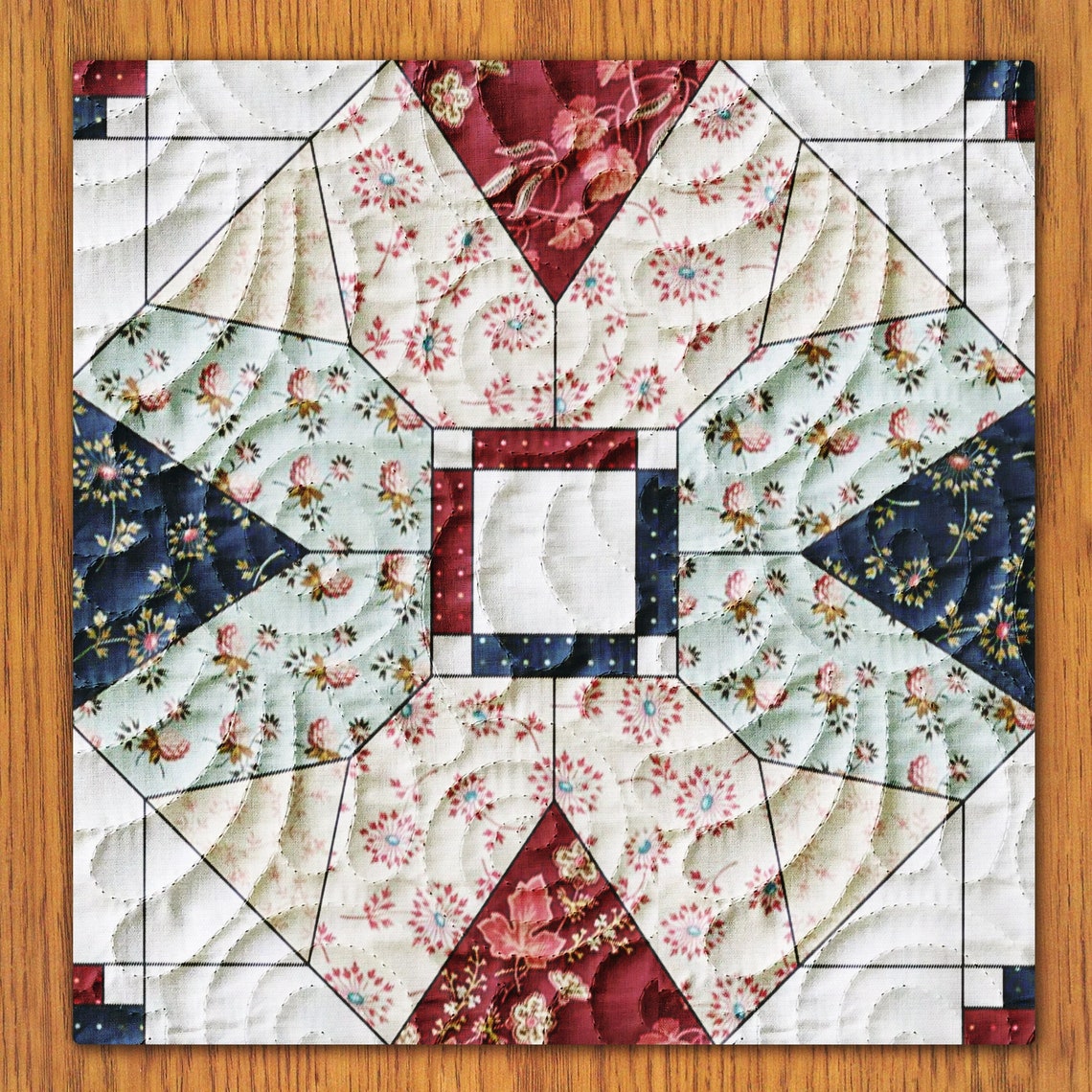 Rainbow Prism Quilt Block PDF Pattern With Video Tutorial - Etsy