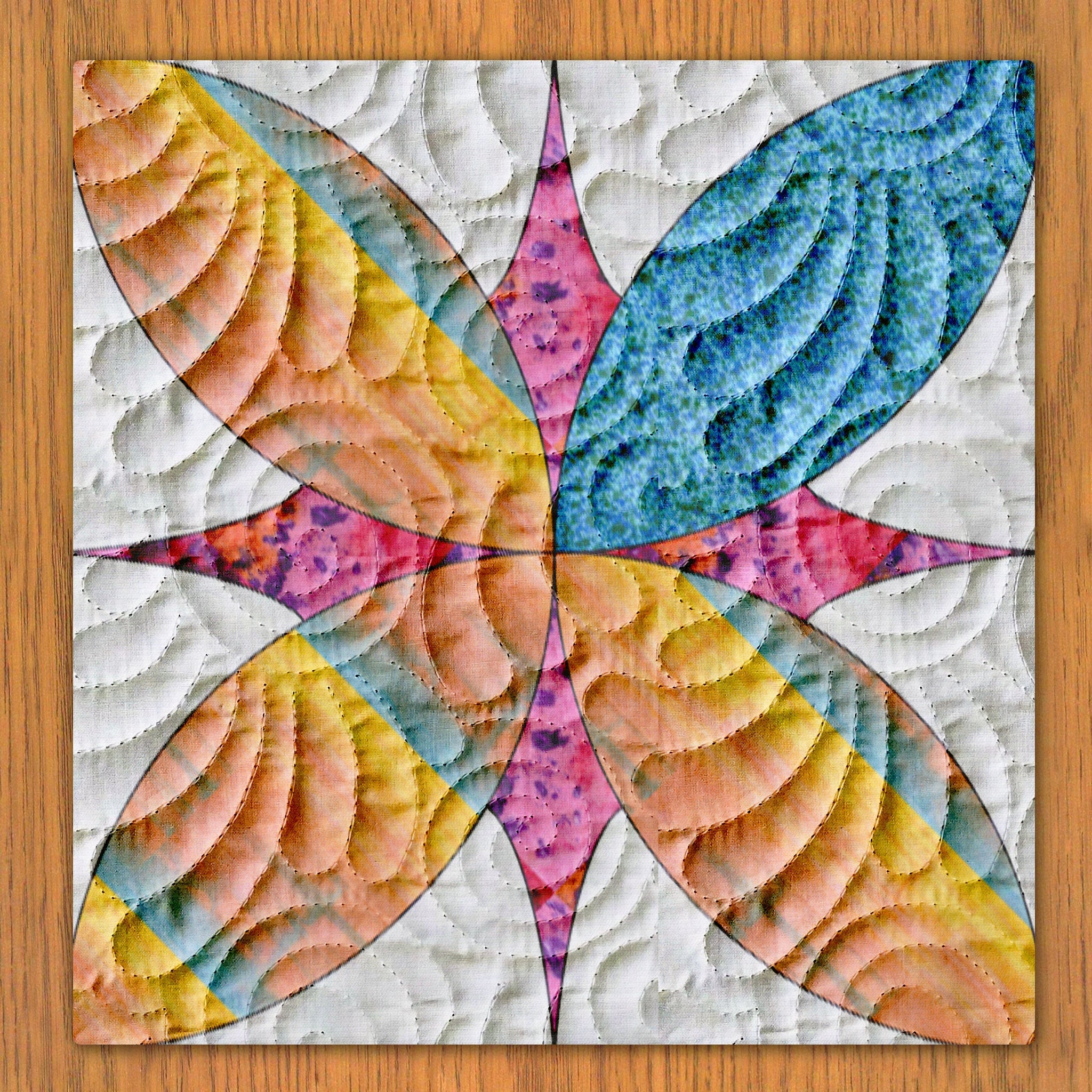 Alabama Beauty Quilt Block PDF Pattern With Video Tutorial || 6, 8, 10 ...
