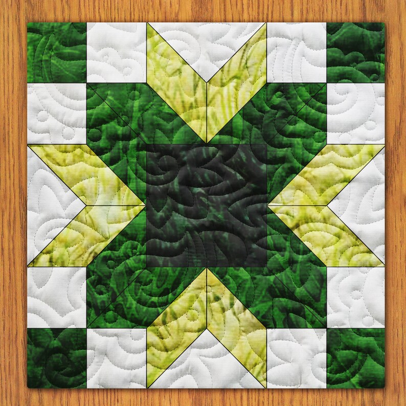 Textile Bricks Quilt Block PDF Pattern With Video Tutorial 6, 8, 10, 12 ...