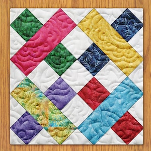 Threads and Weaves Quilt Block PDF Pattern With Video Tutorial || 16 ...