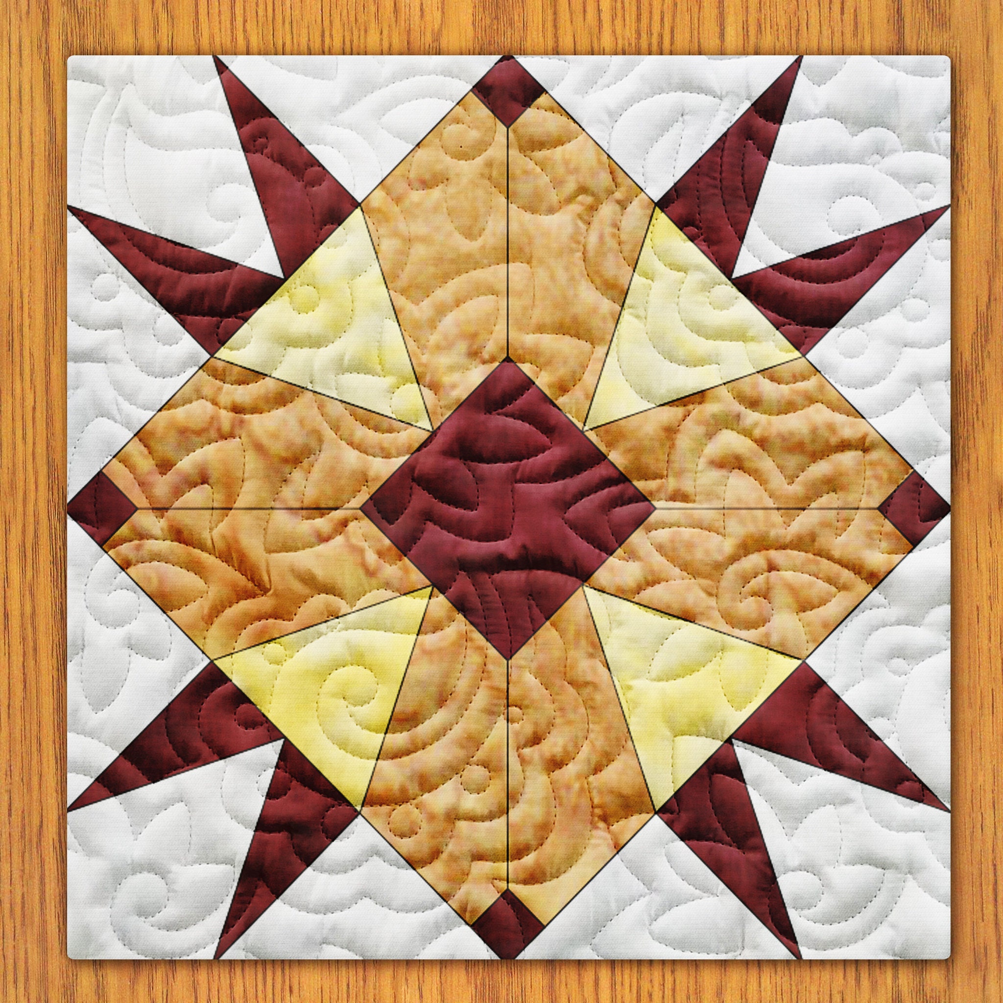 Origami of Flowers Quilt Block PDF Pattern With Video Tutorial || 16 ...