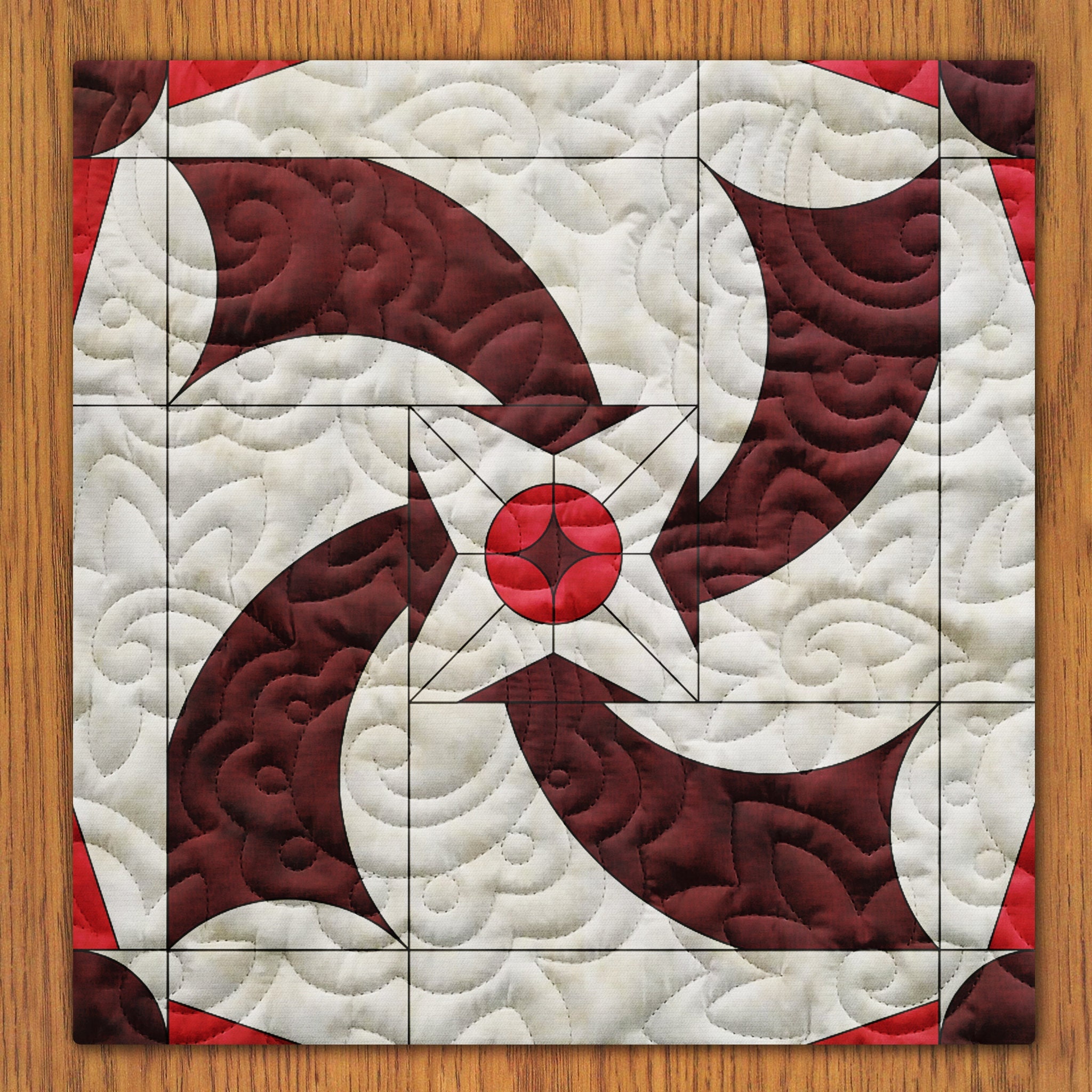 Elemental Spin Quilt Block PDF Pattern With Video Tutorial 16, 18, 20 ...