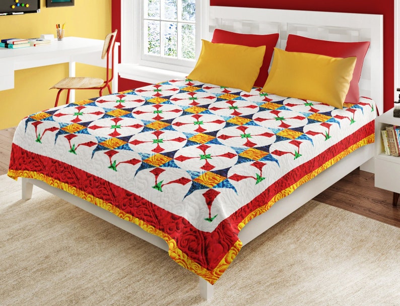 Attic Windows Quilt Block PDF Pattern With Video Tutorial || 16, 18, 20 ...