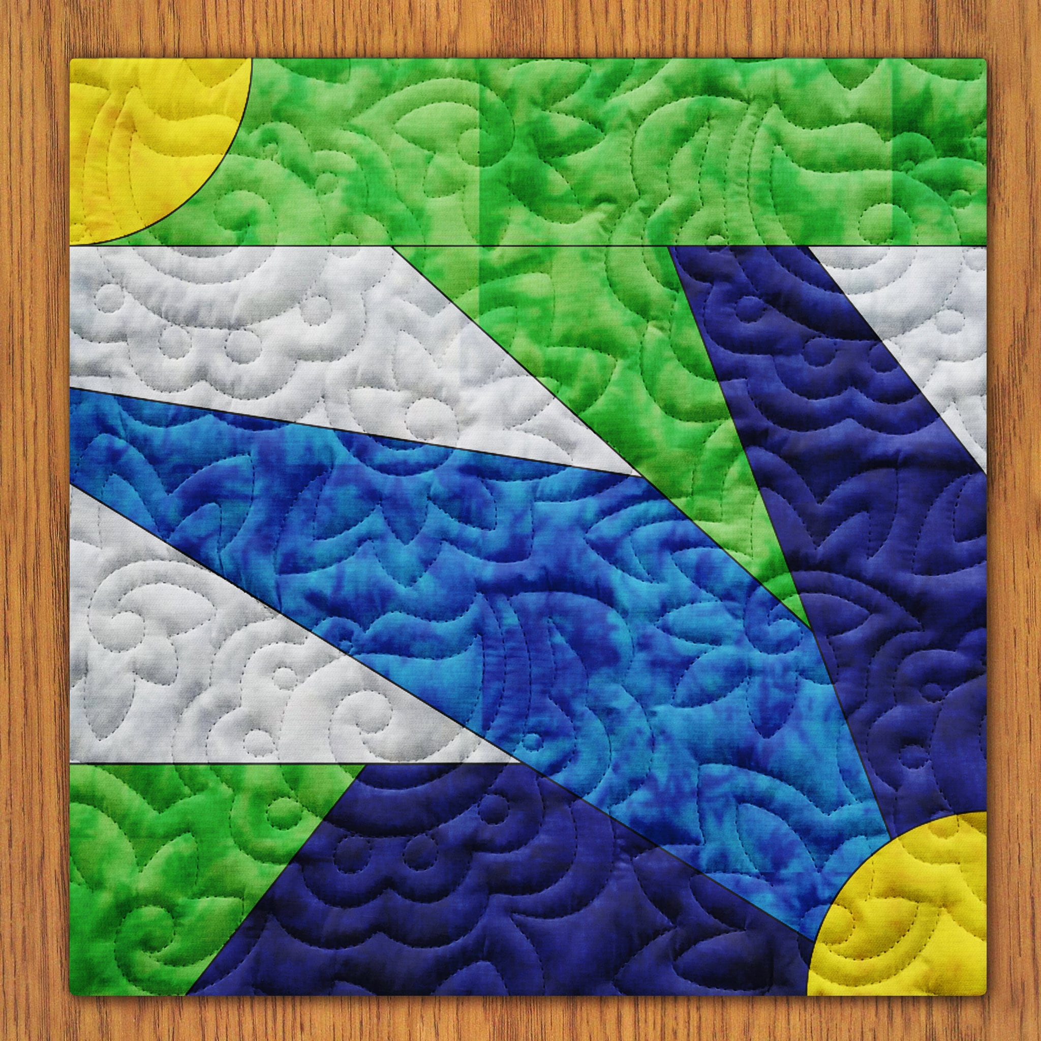 Daisy Puzzle Quilt Block PDF Pattern With Video Tutorial 16, 18, 20, 22 ...