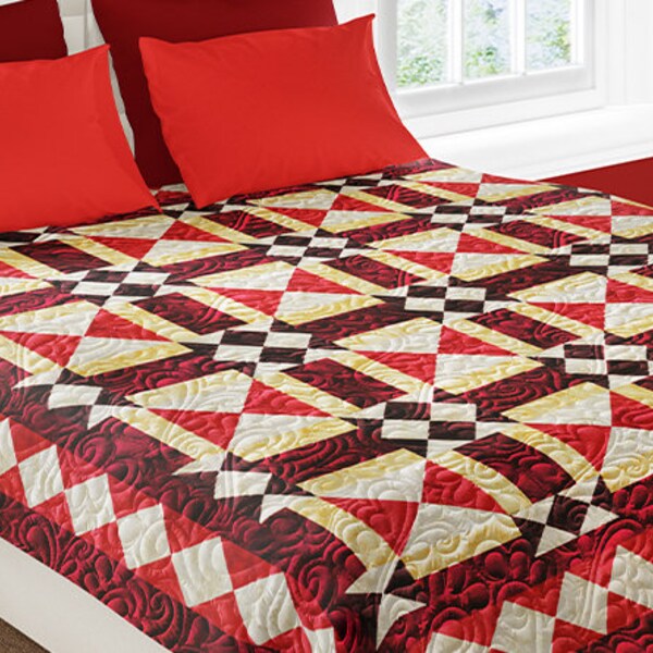 Meridian Star Quilt Block PDF Pattern With Video Tutorial 16, 18, 20 ...