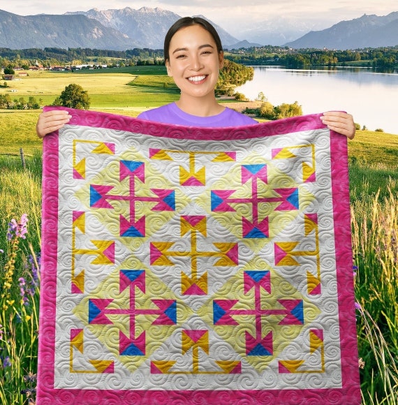 Gumdrop Lollies Wall Quilt PDF Pattern With Video Tutorial - Etsy