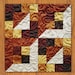 Four Patch Split Quilt Block PDF Pattern With Video Tutorial || 16, 18 ...