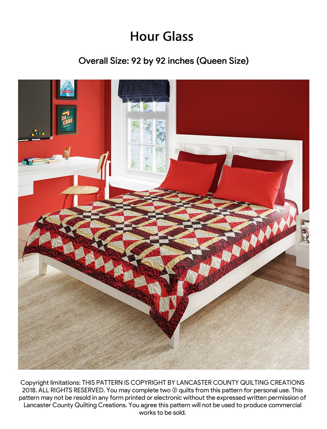 Hour Glass Pattern Patchwork 555 - Etsy