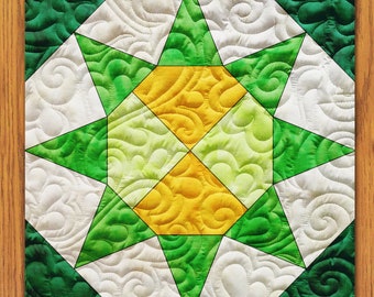3D Cubic Star Quilt Block PDF Pattern With Video Tutorial - Etsy