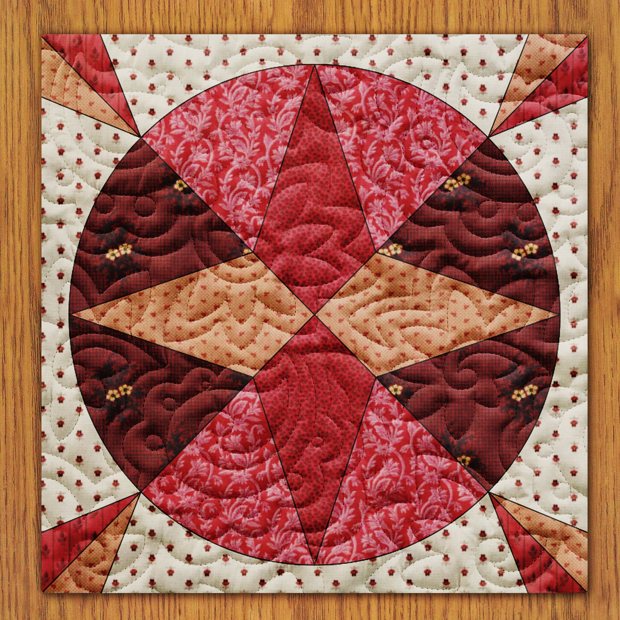 Sphere Parol Quilt Block PDF Pattern With Video Tutorial || 16, 18, 20 ...