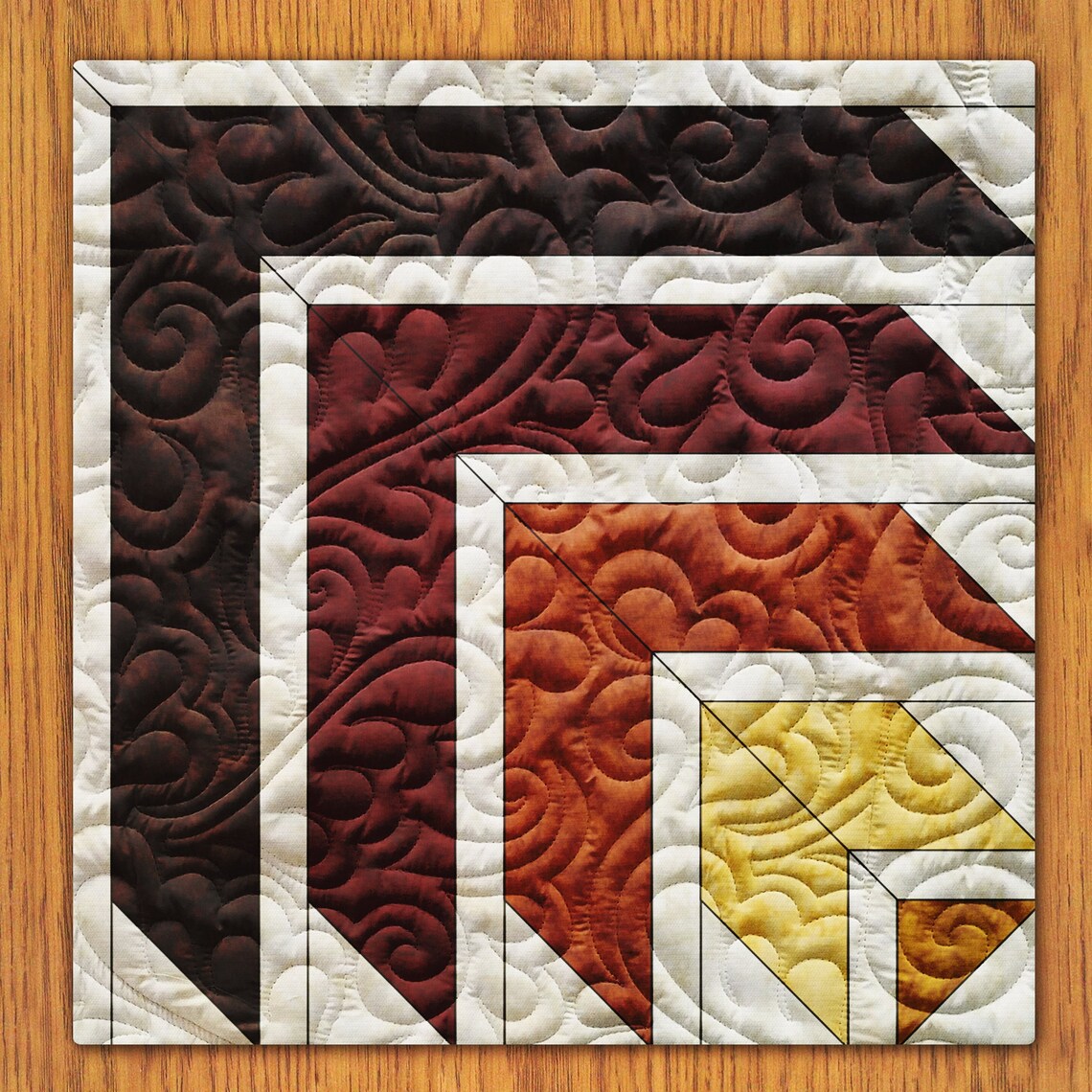 Maze Cube Quilt Block PDF Pattern With Video Tutorial || 16, 18, 20, 22 ...