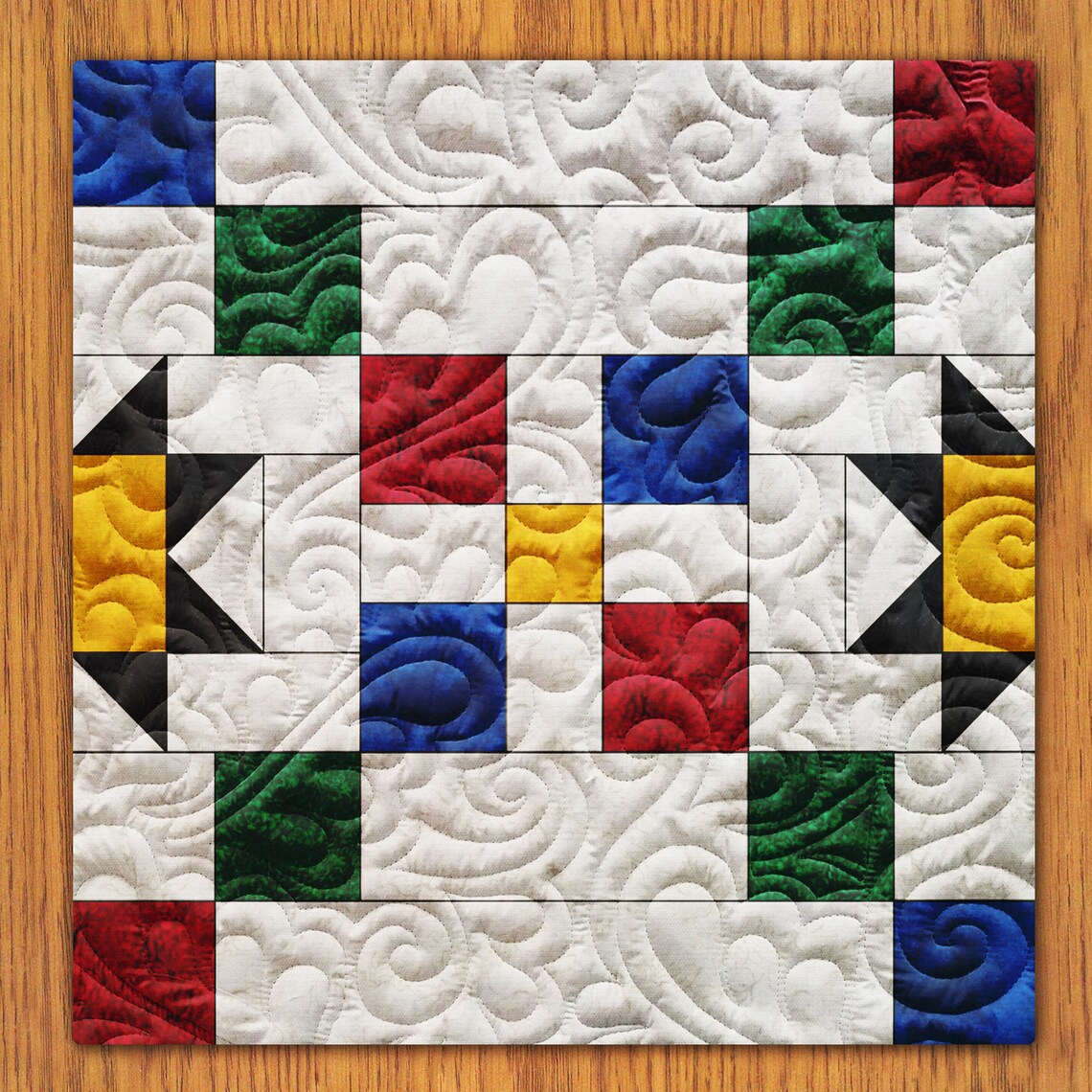 Luzvimin Irish Chain Quilt Block PDF Pattern With Video Tutorial || 16 ...