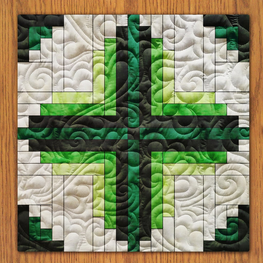 Cross Sphere Quilt Block PDF Pattern With Video Tutorial || 16, 18, 20 ...