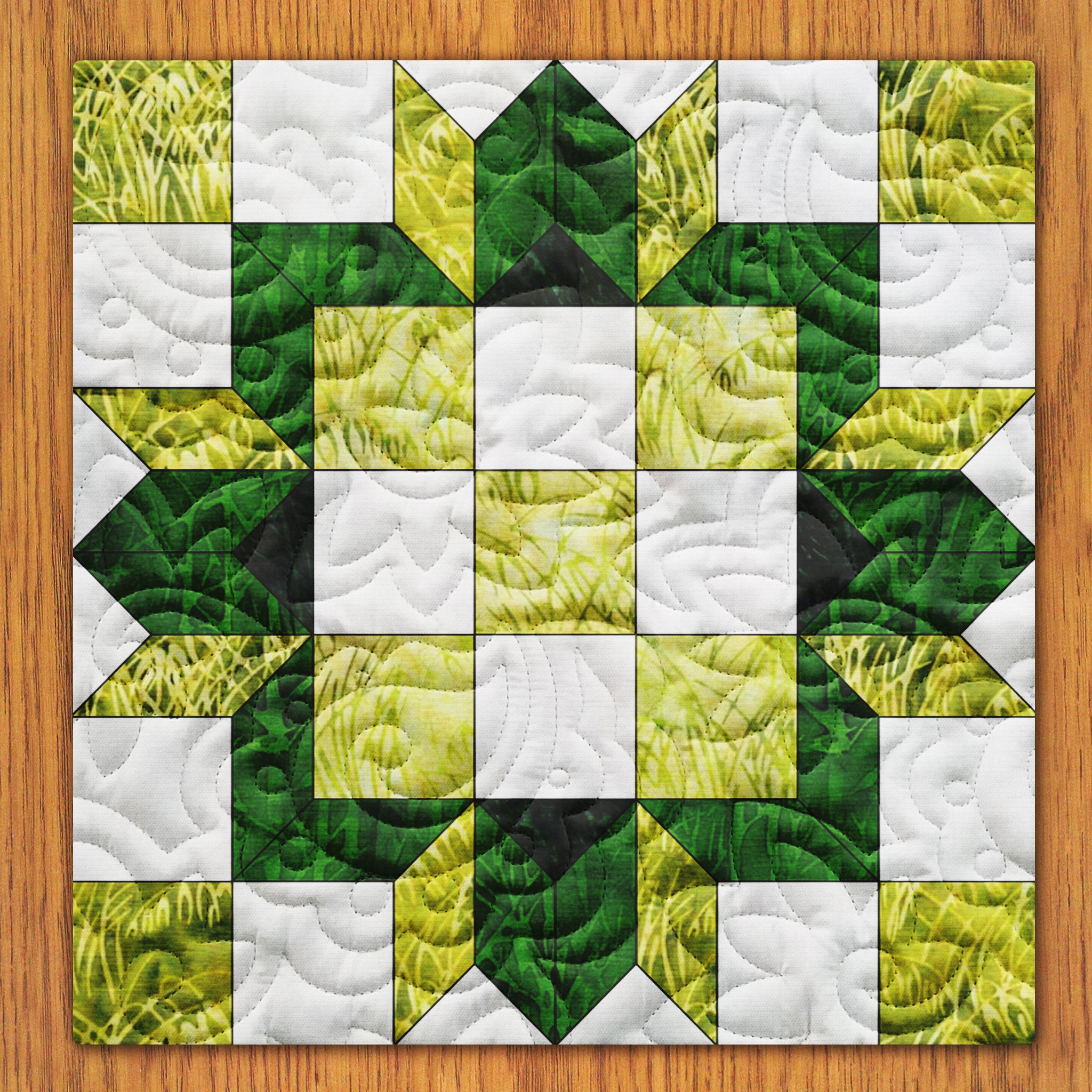 Textile Bricks Quilt Block PDF Pattern With Video Tutorial 6, 8, 10, 12 ...