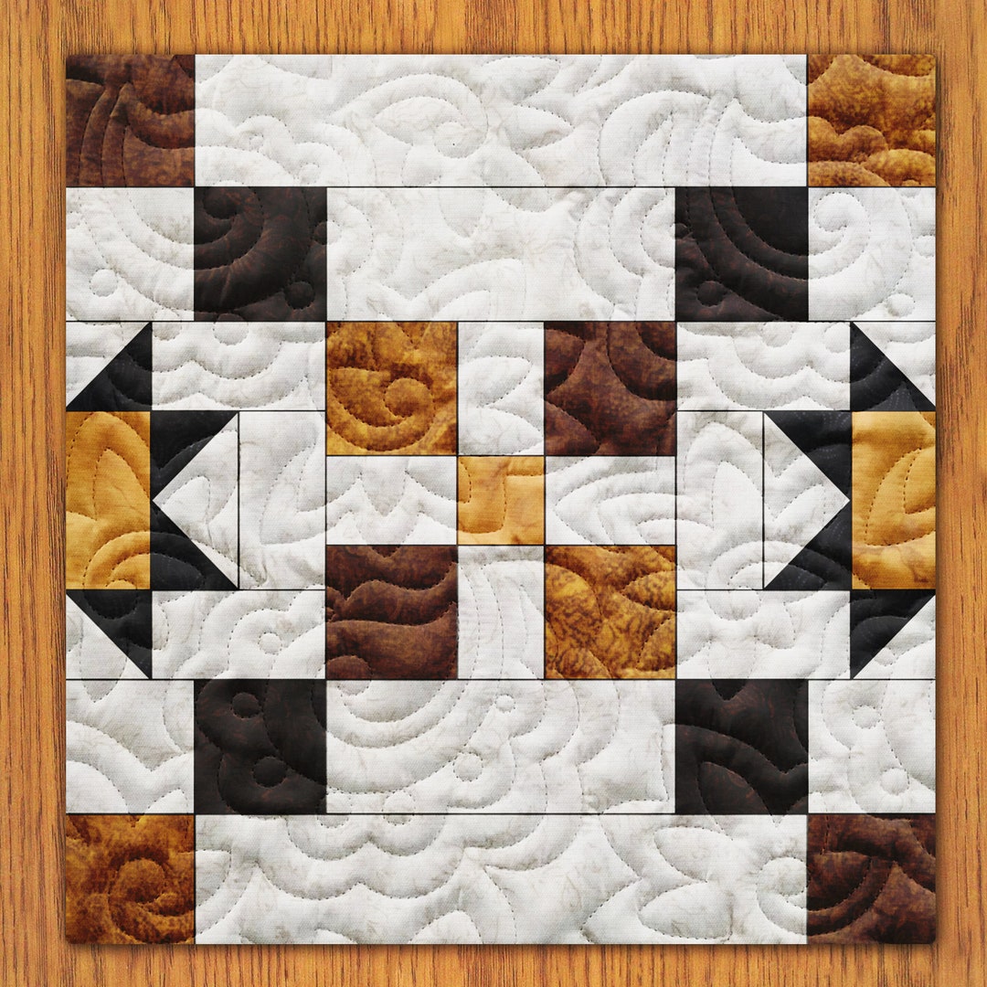Luzvimin Irish Chain Quilt Block PDF Pattern With Video Tutorial || 16 ...