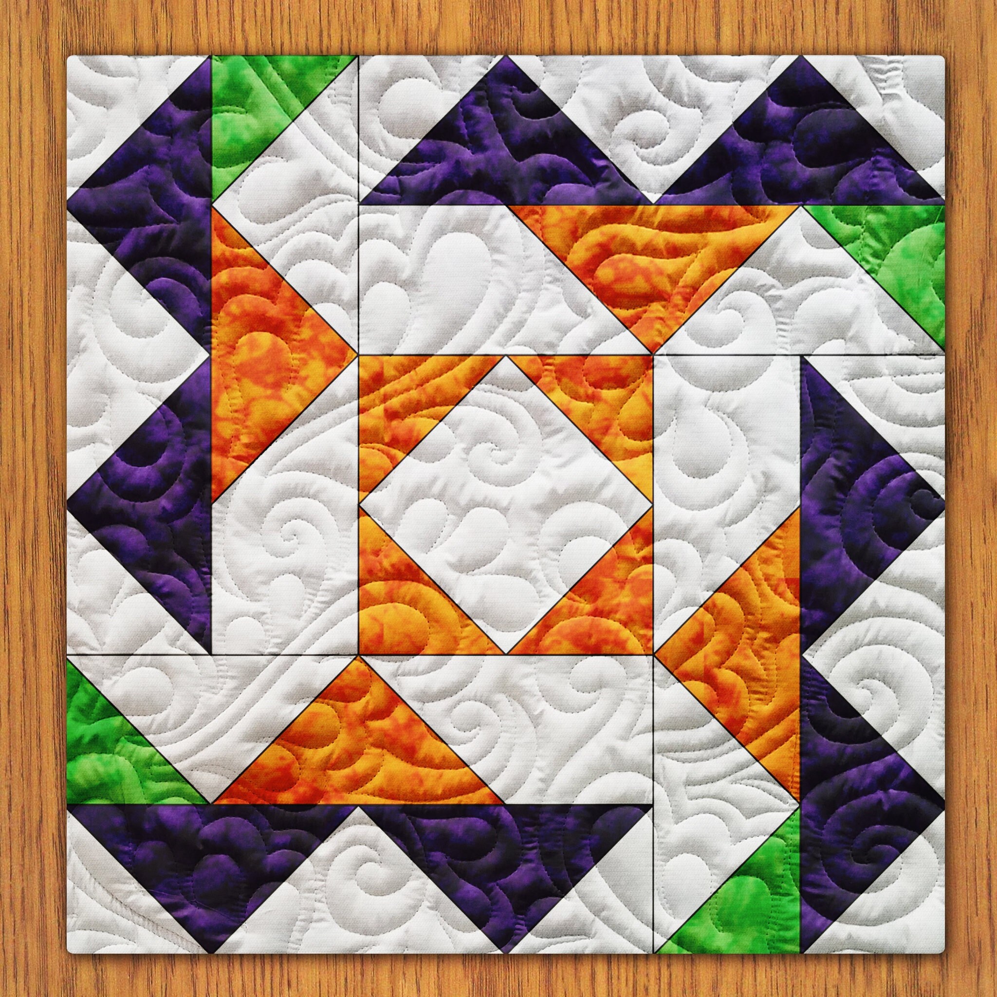 Impossible Maze Quilt Block PDF Pattern With Video Tutorial 16, 18, 20 ...