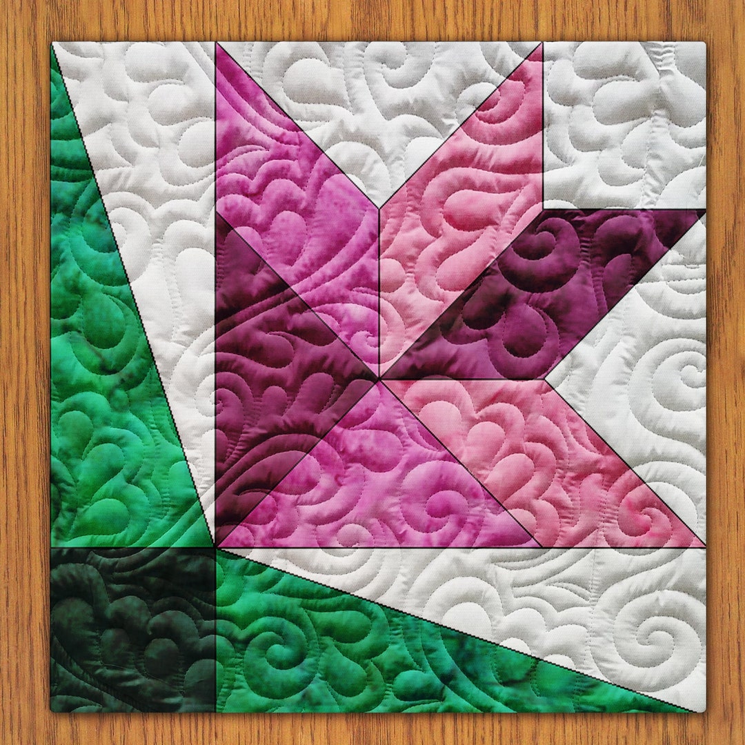 Countered Arrows Quilt Block PDF Pattern With Video Tutorial || 6, 8 ...